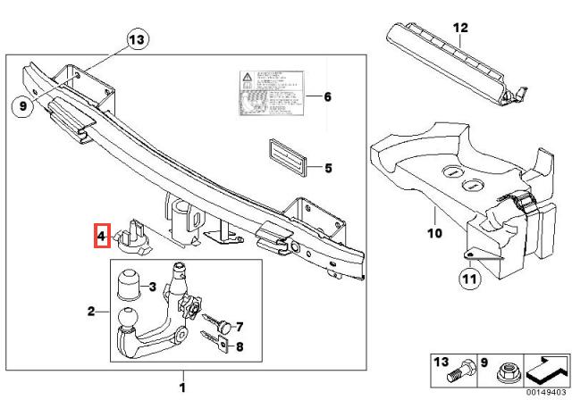 Spina cieca di tenuta originale BMW E70N E81 E82 E84 D = 18 MM PRODUTTORE DI APPARECCHIATURE ORIGINALI 71606765338